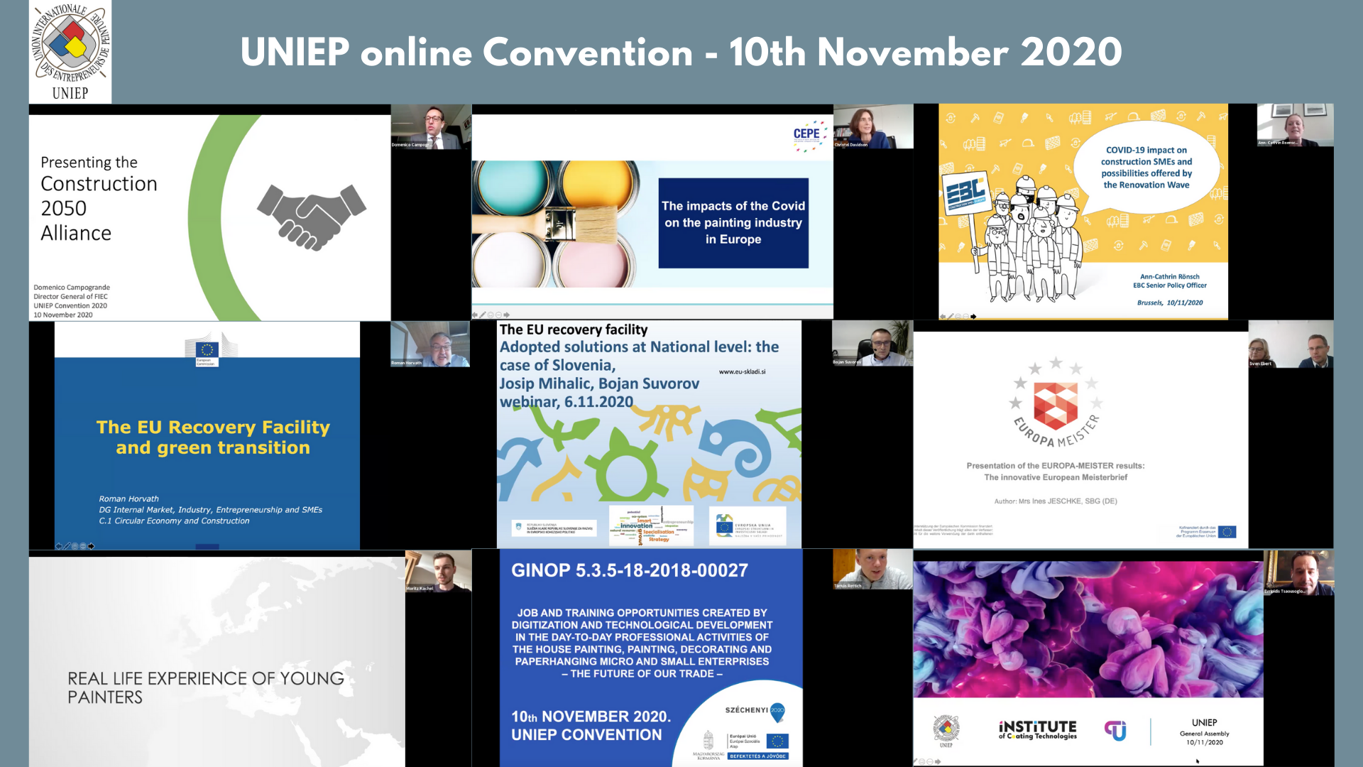 UNIEP Online-Konvention 2020 | UNIEP
